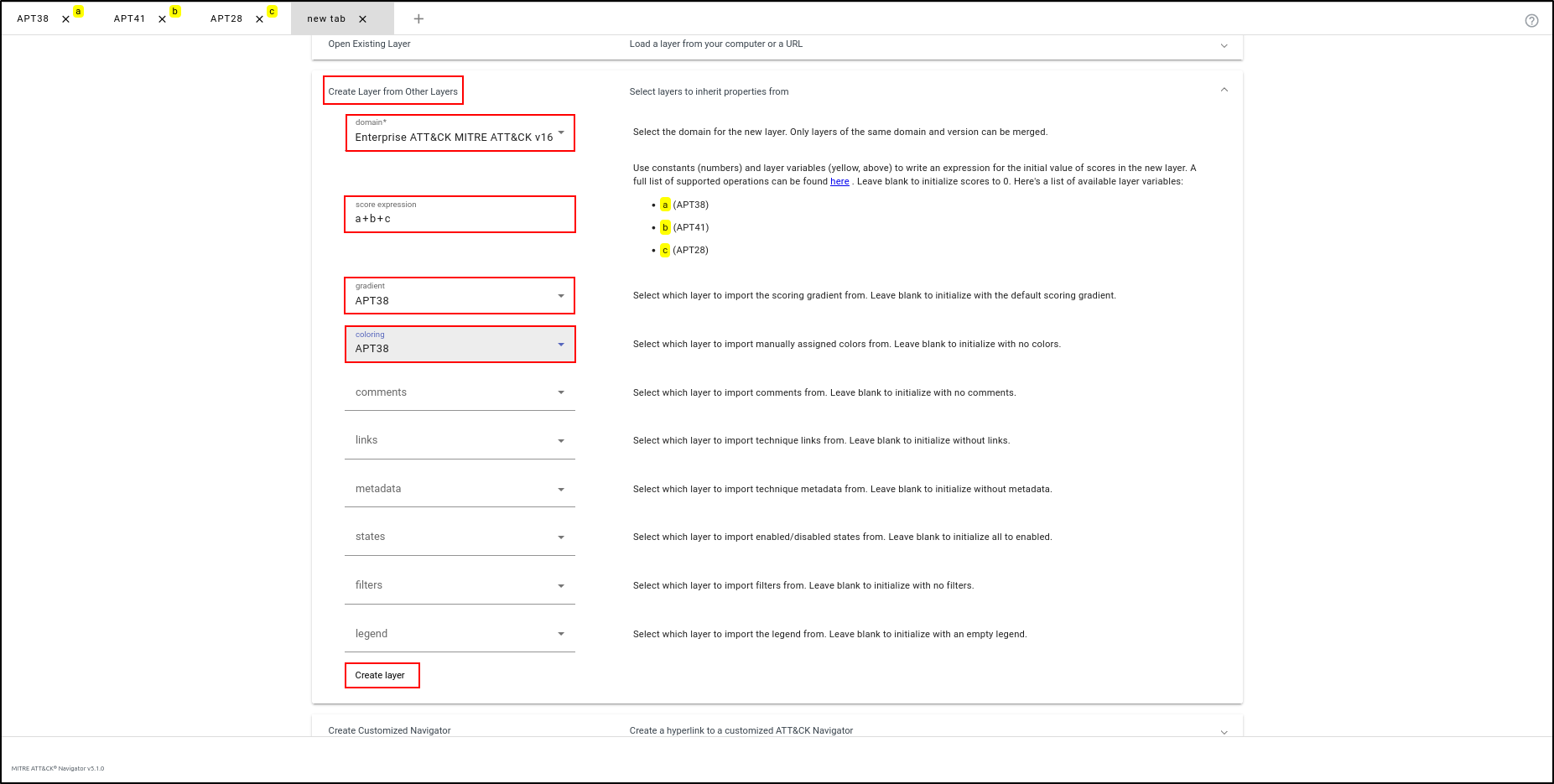 MITRE ATT&CK Navigator - Cyber Defence Kit